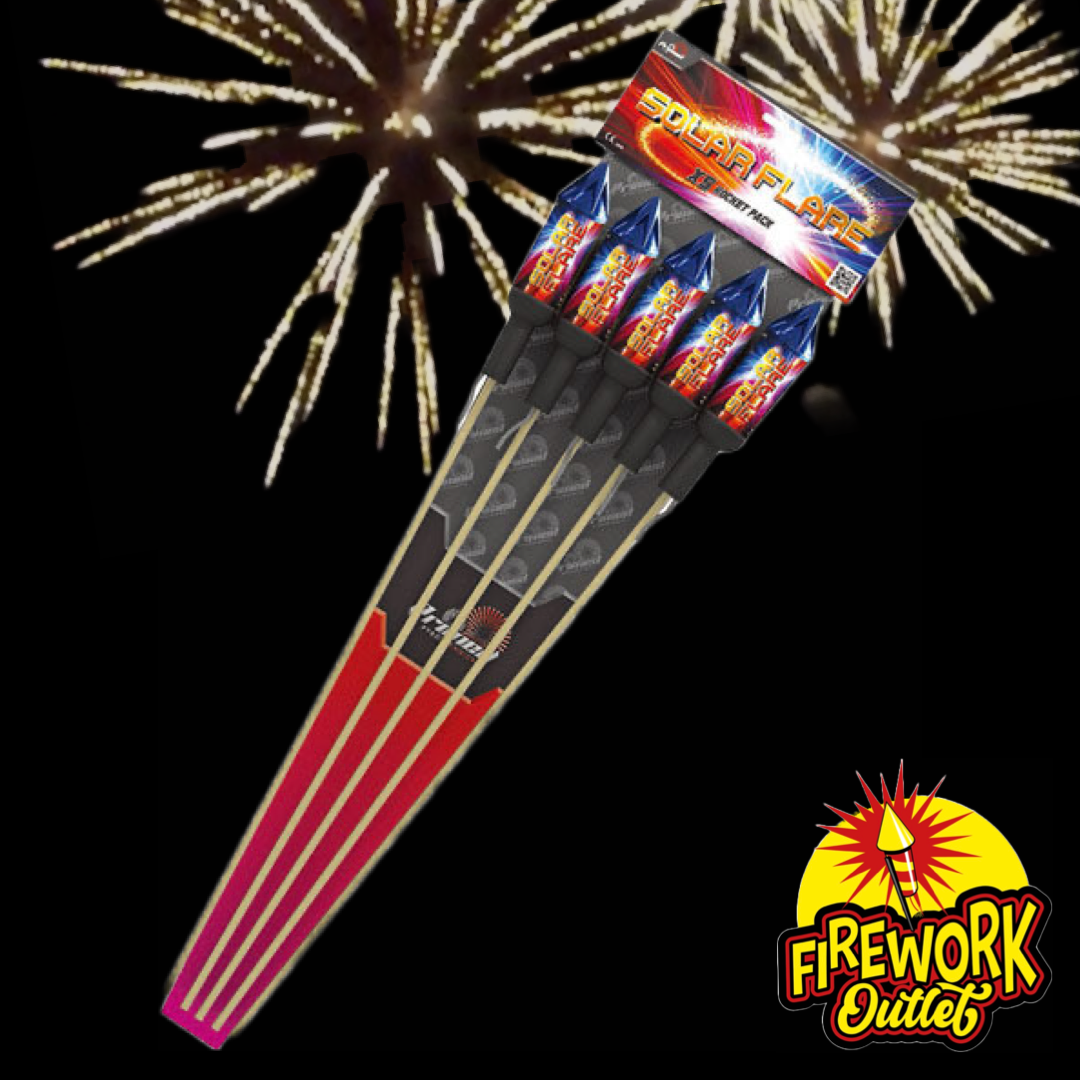 Solar Flare Rockets 5PK **LOUD**