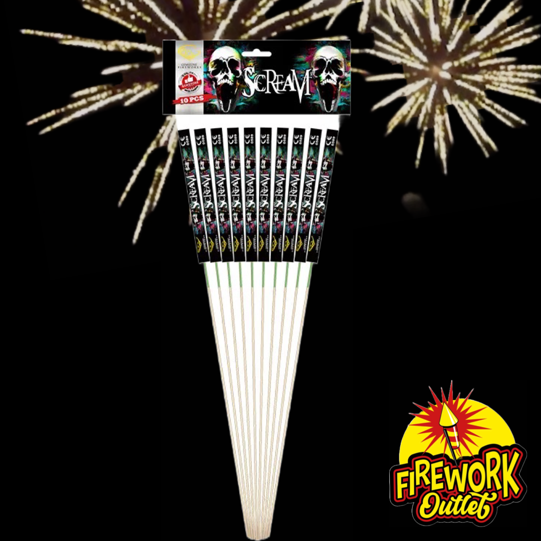Scream rockets ! 10PK