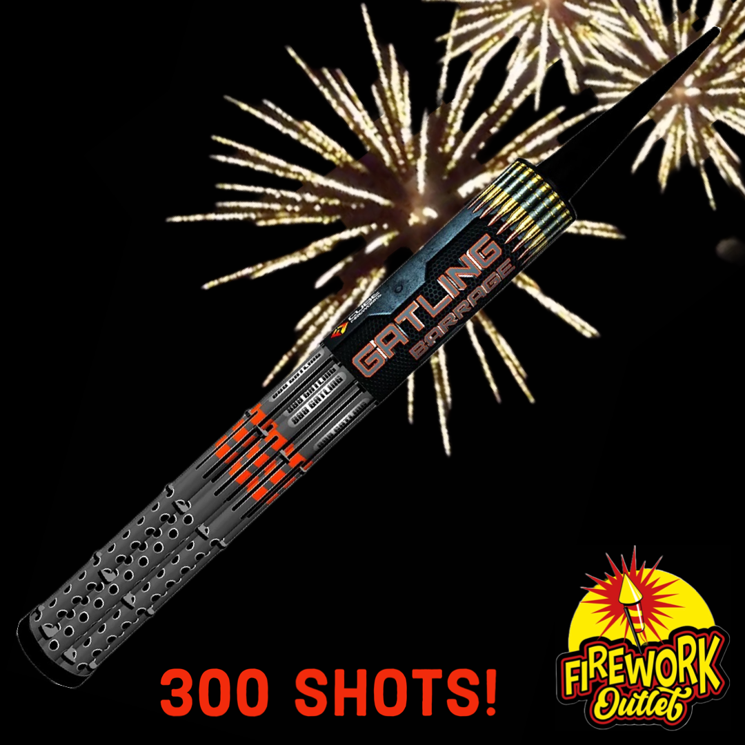 Gatling Gun 300 Shots!